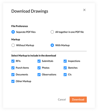 Print Drawings - Procore Support (en-au)